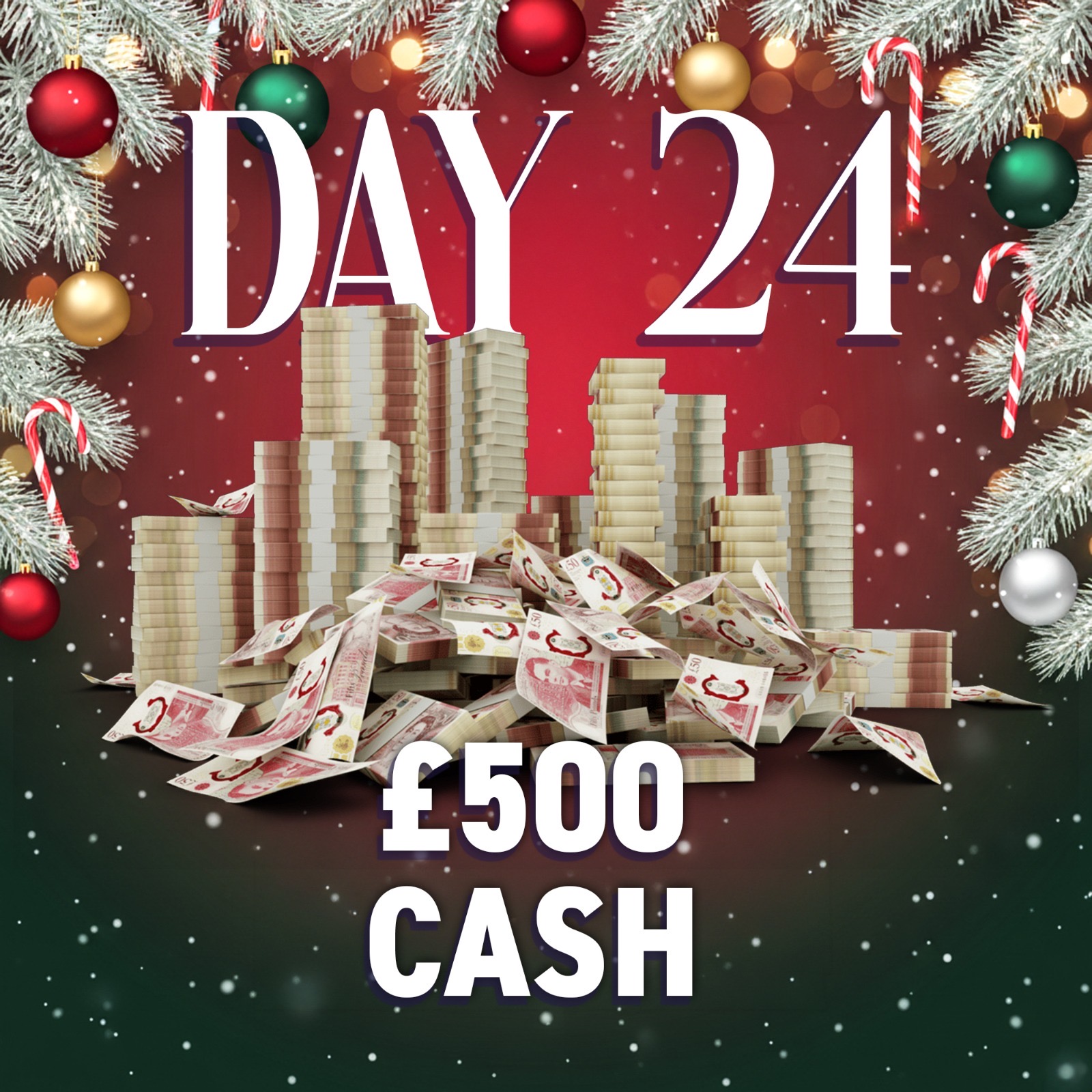 FREE ENTRY - LAVISH ADVENT CALENDAR - DAY 24 - £500 CASH! - Lavish Life ...